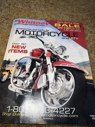 Motorcycle Parts & Accessories 2004 J.C. Whitney Vintage Catalog Harley ...
