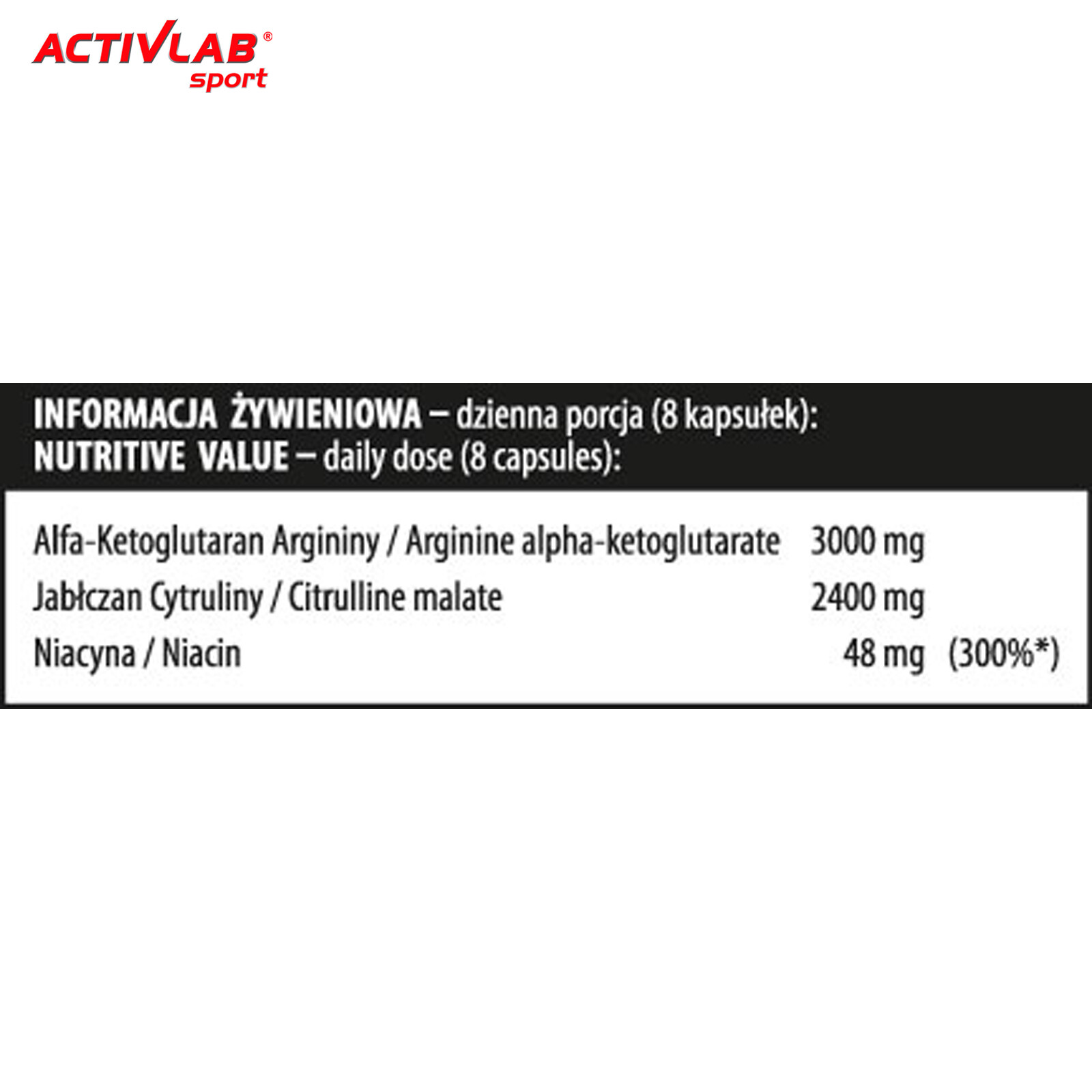 ACTIVLAB NITRO CAPS 120 CAPS - Stickstoffmonoxid Durchblutung Training ...