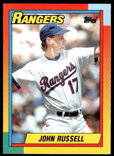 1990 Topps Traded #107T John Russell Texas Rangers Baseball Card | eBay