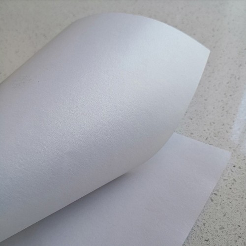 10/20/50/100 x A4 Ice White Metallic paper for invitation & craft ...