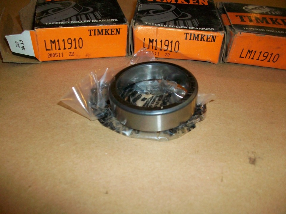 4pc TIMKEN LM11910 Bearing Cup NEW | eBay
