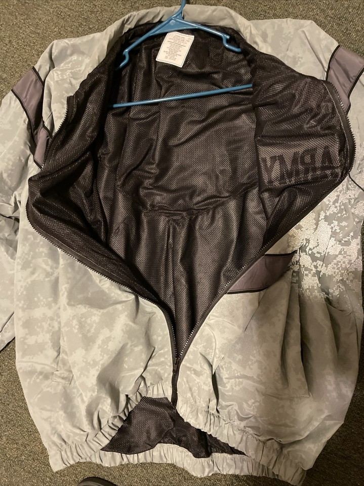 IPFU Jacket X-Large Digital Reflective PT Wind Breaker Army USGI NWT ...