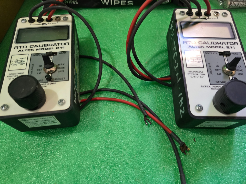 Lot of 2 Altek Model 211 RTD Calibrator | eBay
