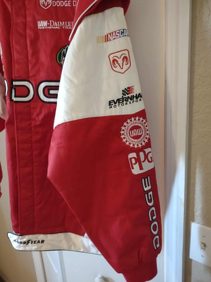 Chase Authentics Drivers Line Nascar Racing Jacket Mens XXL Dodge NWT ...