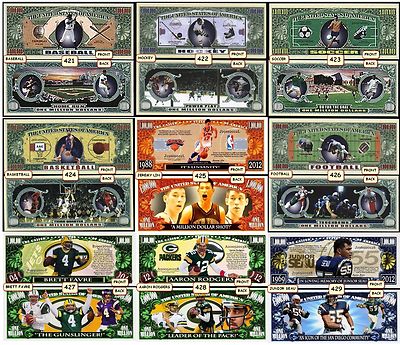 1000 Different Funny Money Novelty Dollar Bill Notes + Thin Sleeves ...