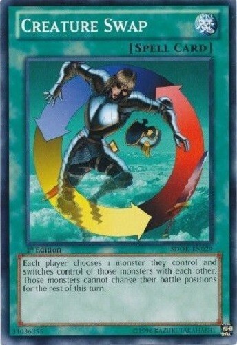 Yugioh - Creature Swap - 1st Edition NM - Plus Free Holographic Card | eBay