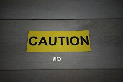 Caution Yellow Bumper Sticker funny tailgate warning Hazards danger | eBay