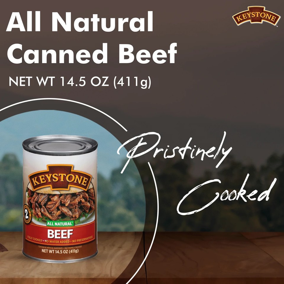 Keystone All Natural Beef, 14.5 oz Can... | eBay