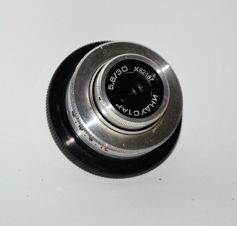 MODIFIED TO M39 INDUSTAR f5.6/30 WIDE ANGLE lens from YOLKA ELKA KGB ...