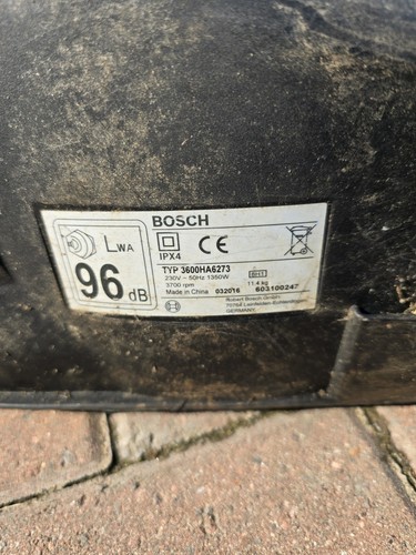 Bosch Rotak 36 R Lawn Mower part Rear Wheels & Height Adjustment Beam ...