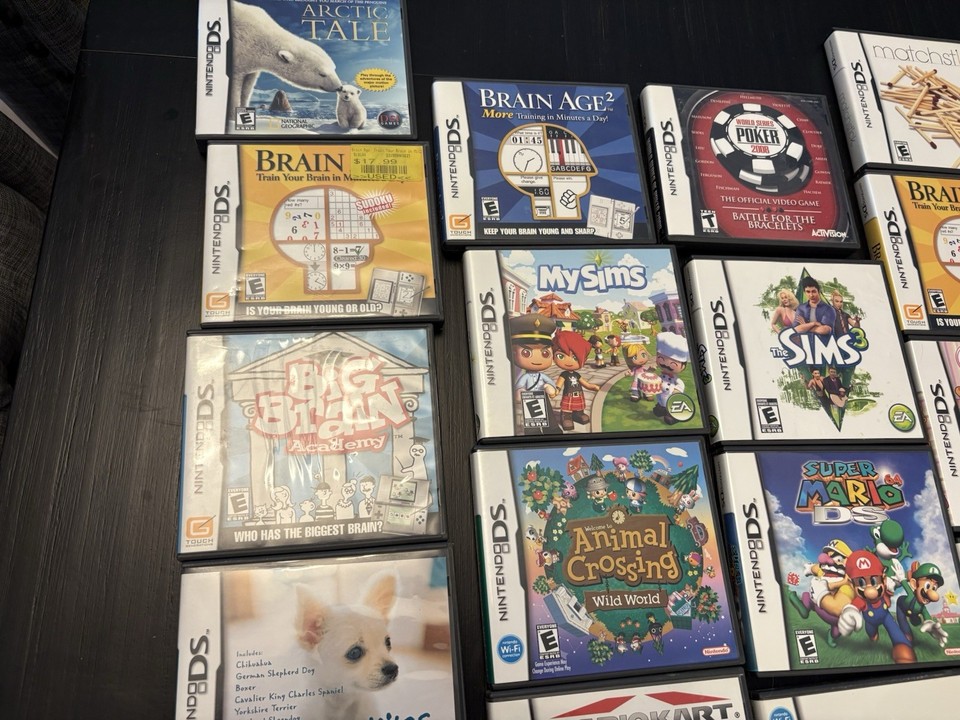Nintendo DS Bundle 23 Games 2 DS Consoles Final Fantasy, Animal ...