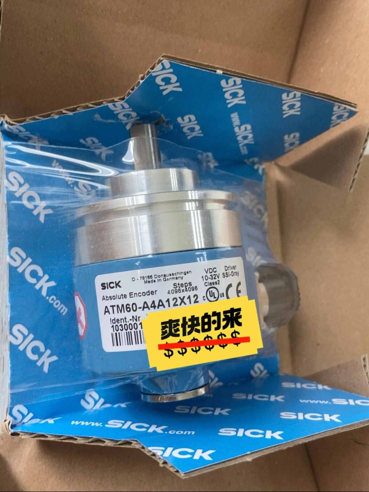 Sick ATM60-A4A12X12 Absolute Encoder 32 VDC Face Mount for sale online ...