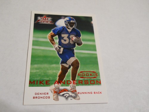 MIKE ANDERSON 0290/2499 ROOKIE CARD DENVER BRONCOS 2000 FLEER FOCUS | eBay