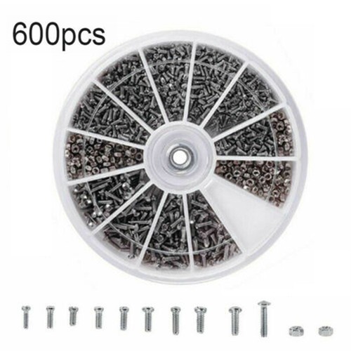 600pcs Set Stainless Steel Nuts Bolts small Screws Kits Assorted phone ...