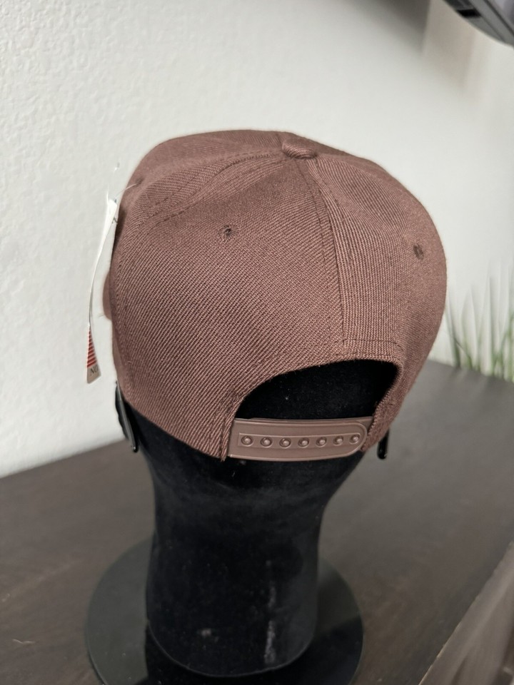 RETRO SAN DIEGO PADRES SWINGING FRIAR LOGO BROWN ADULT SIZE SNAPBACK ...