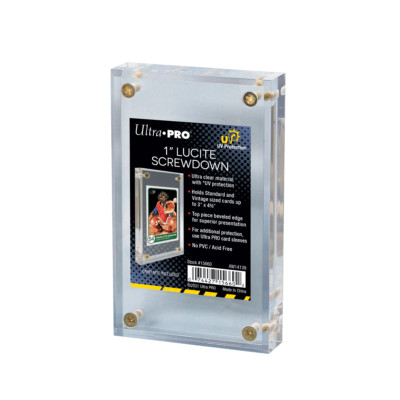 Ultra PRO 1" Lucite Screwdown Clear Trading Cards for Standard Sized ...