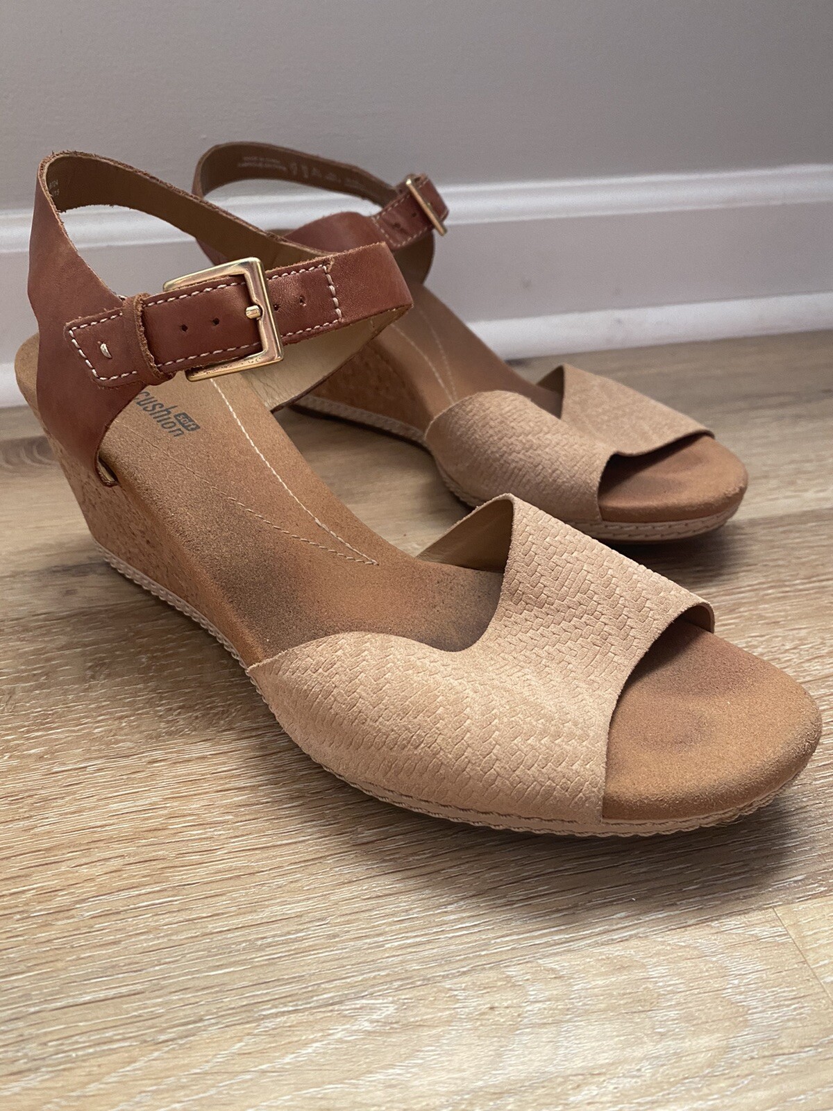 Clarks Collection Women’s Helio Jet Wedge Sandals In … - Gem