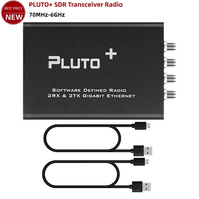 PLUTO+ 70MHz-6GHz Software Defined Radio For Gigabit Ethernet Micro SD ...