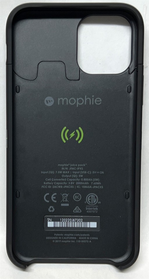 Mophie Juice Pack Access Battery Case for iPhone 11 Pro, Black | eBay