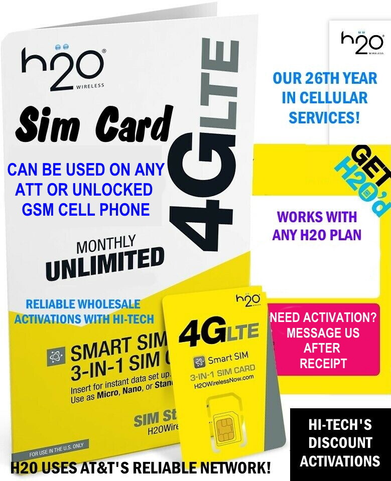 H2o Wireless Sim Card