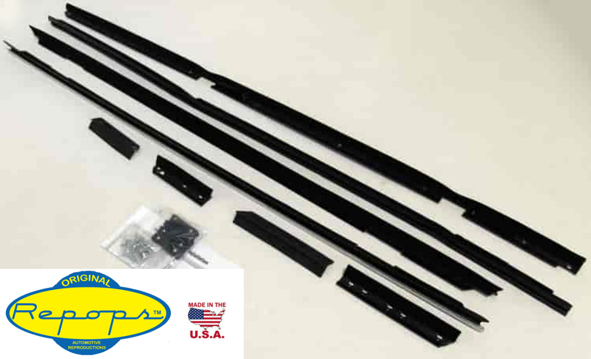 79 80 81 82 83 84 85 Eldorado Conv Door Window Felt Fuzzies Rubber Seal ...