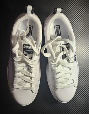 Puma mayze paint splash white/black women's shoes | eBay