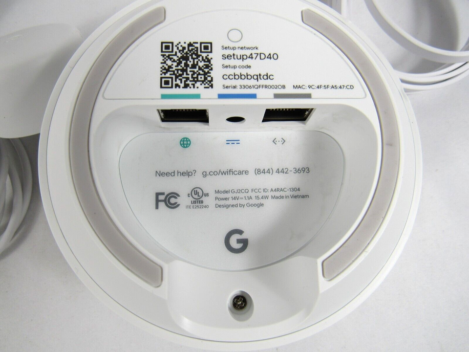 3 Pack-Google Mesh GJ2CQ Dual-Band WiFi Router System For Home - No Box ...