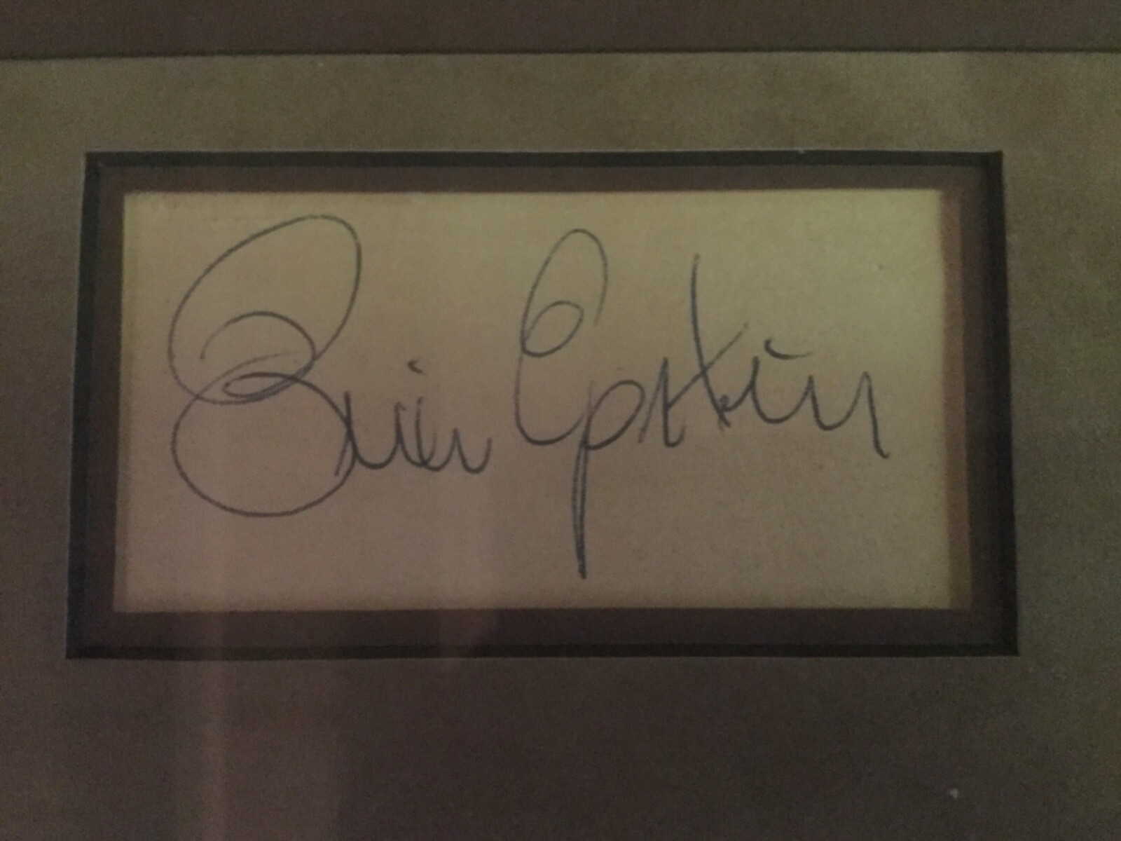 Beatles Mgr. Brian Epstein autograph photo display | eBay