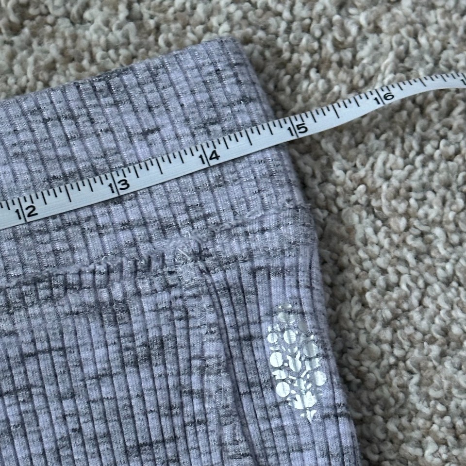 Free People FP Movement Low and Flow Ribbed Kick Flare Leggings Purple ...