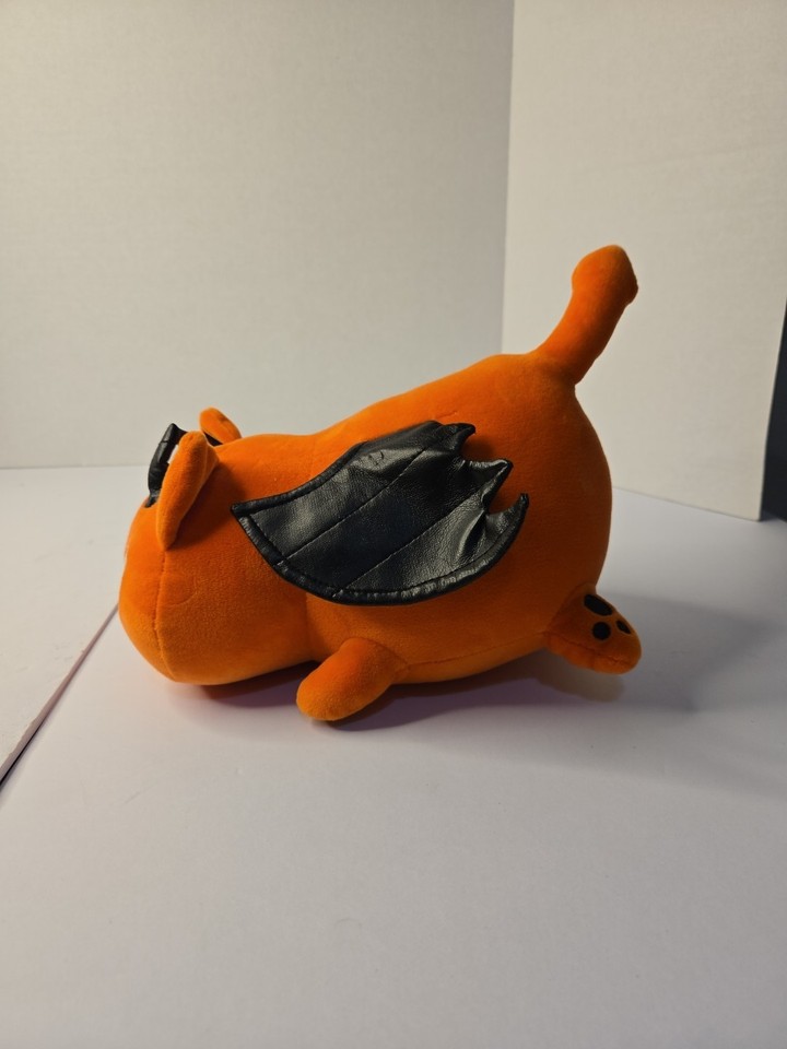 Aphmau MeeMeows Demon Devil Cat XL 11" Plush Stuffed Animal Orange 2022 ...