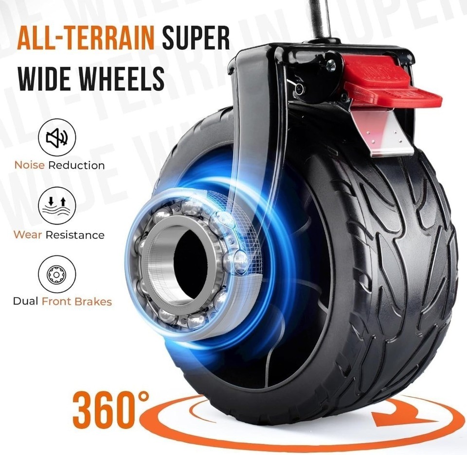 Folding Wagon Cart 330lbs Extra Wide Wheels Black B0C2TBHMQV/ SAME ASIN ...