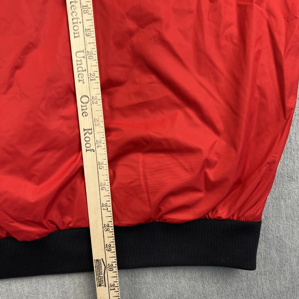 Under Armour Red Wings Varsity Jacket Mens XXXL Red Black Quilt Lined ...