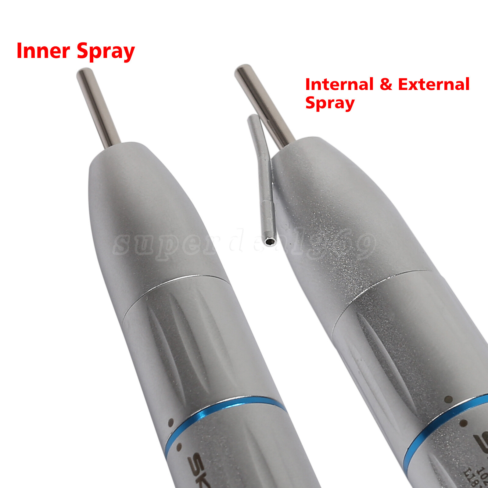 Dental Low Speed Straight Nose Cone Handpiece External Internal Spray E ...