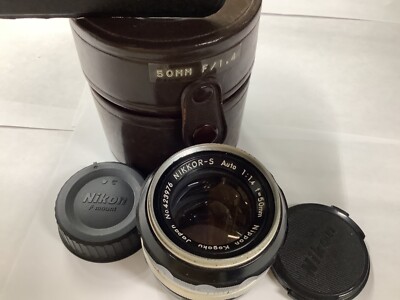 Nikon Nikkor-S Auto 1:1.4 f=50mm 1:1.4 Lens and Case | eBay Nikon Nikkor-S Auto 1:1.4 f=50mm 1:1.4 Lens and Case | eBay