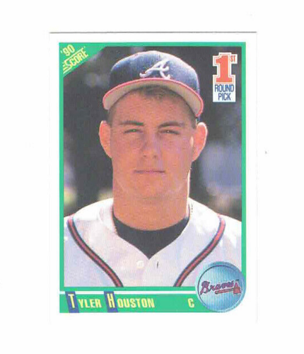 Tyler Houston Catcher Atlanta Braves #677 Score 1990 1st Round Pick ...