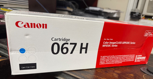 Canon Genuine 067 H High Yield Toner Cartridge, Cyan Color | eBay