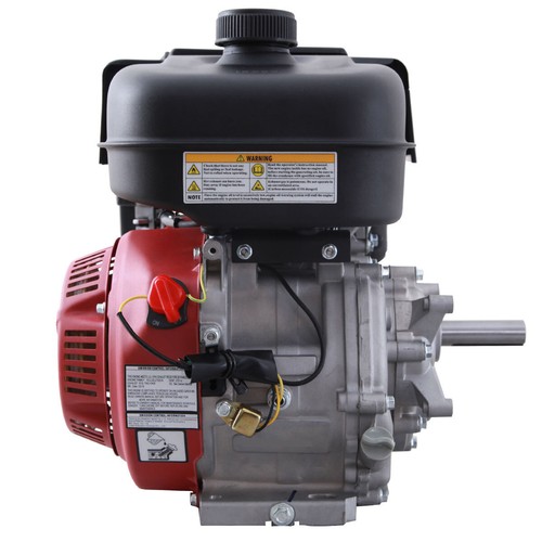 9HP 6:1 Gear Reduction Gas Engine Cement Mortar Mixer Side Shaft Small ...