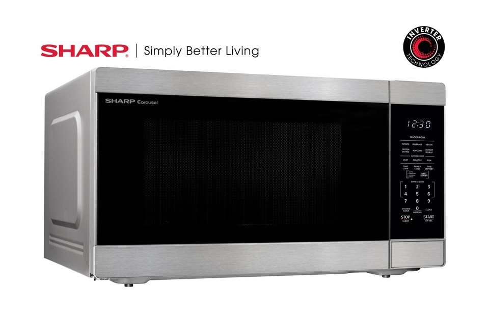 Sharp 2.2 cu. ft. XL Countertop Microwave Oven | eBay
