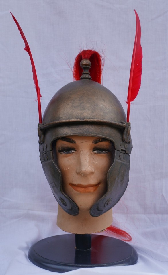 ROME SPARTACUS ROMAN LEGION LEGIONNAIRE OPTIO HELMET SCREEN MOVIE PROP ...