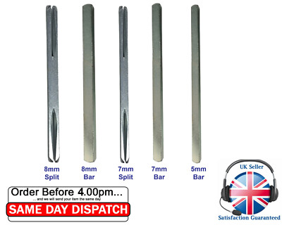 Door Handle Spindle Bar Plain or Split Length 10mm-150mm For Doors or ...