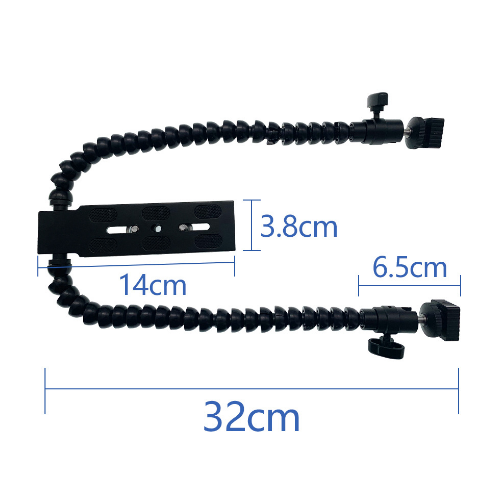 Double-arm Octopus Flexible Flash Bracket Filling Light SLR Camera ...