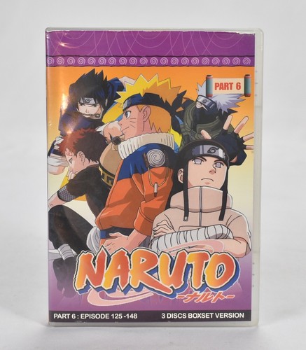 NARUTO PART 6 : EPISODE 125-148 (DVD) 3 Disc Box Set | eBay