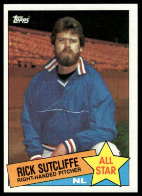 1985 Topps #720 Rick Sutcliffe | eBay