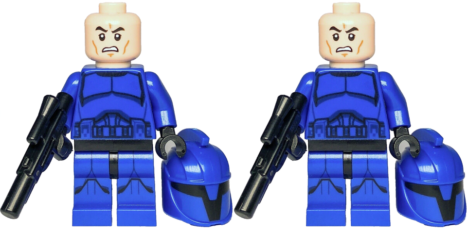 LEGO Star Wars Senate Commando Minifigure Republic Guard Blue Troop ...