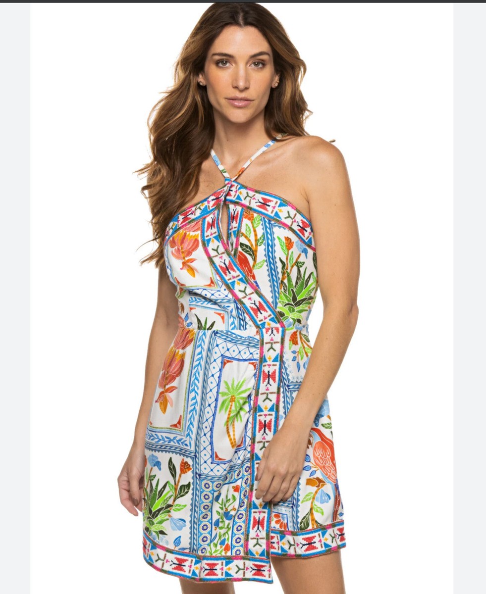 farm rio tropical tile mini dress | Dresses Images 2025