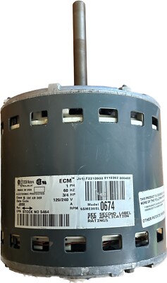 Motors - Ge Ecm 5Sme39sl0674 3