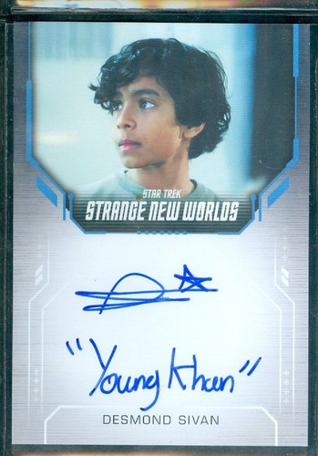 Star Trek Strange New World Season 2 Desmond Sivan Inscription ...