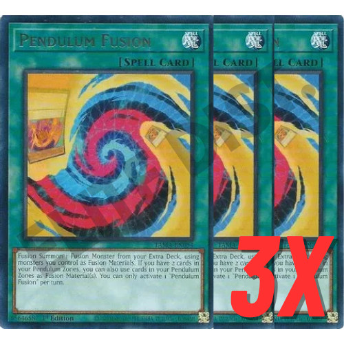 Yugioh Pendulum Fusion (TAMA-EN054) 1st Edition RARE (NEAR MINT) (3X ...