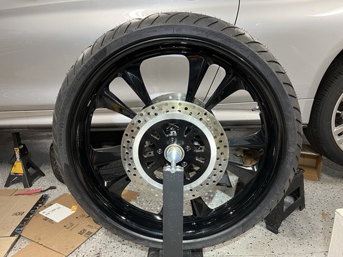 23X3.5 FRONT RIM, FIVE-O BY JADE WHEELS FOR HARLEY TOURING, MATCHING ...