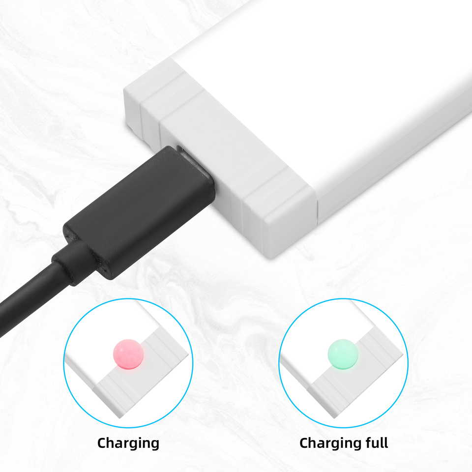 Strip Light LED PIR Motion Sensor USB Rechargeable Magnetic Cabinet ...